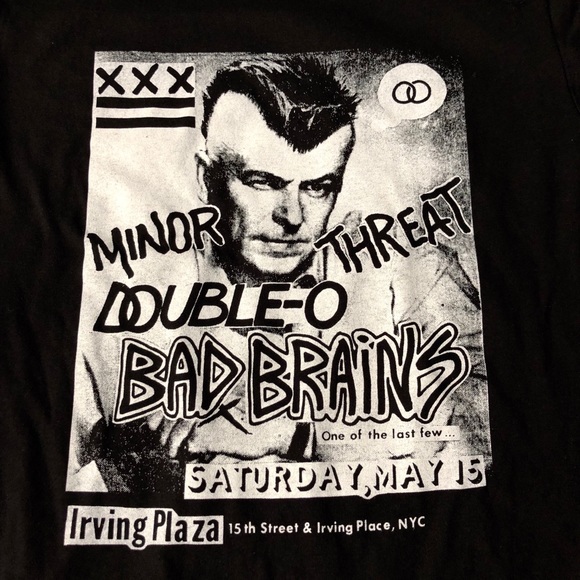 Shirts | Vintage Minor Threat Show Flyer Tee | Poshmark